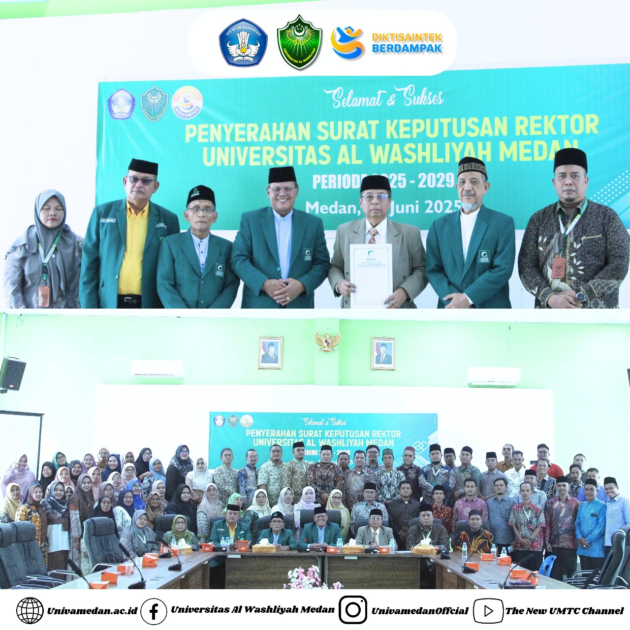 Prof. Dr. Syaiful Akhyar Lubis, M.A Resmi Dilantik